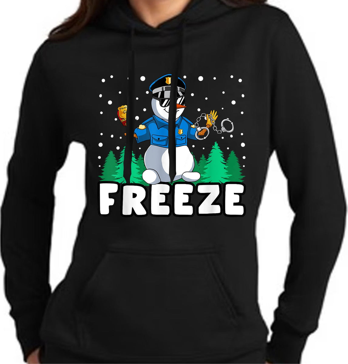 Freeze Police Snowman - DTF Transfer – Crafty Bucks