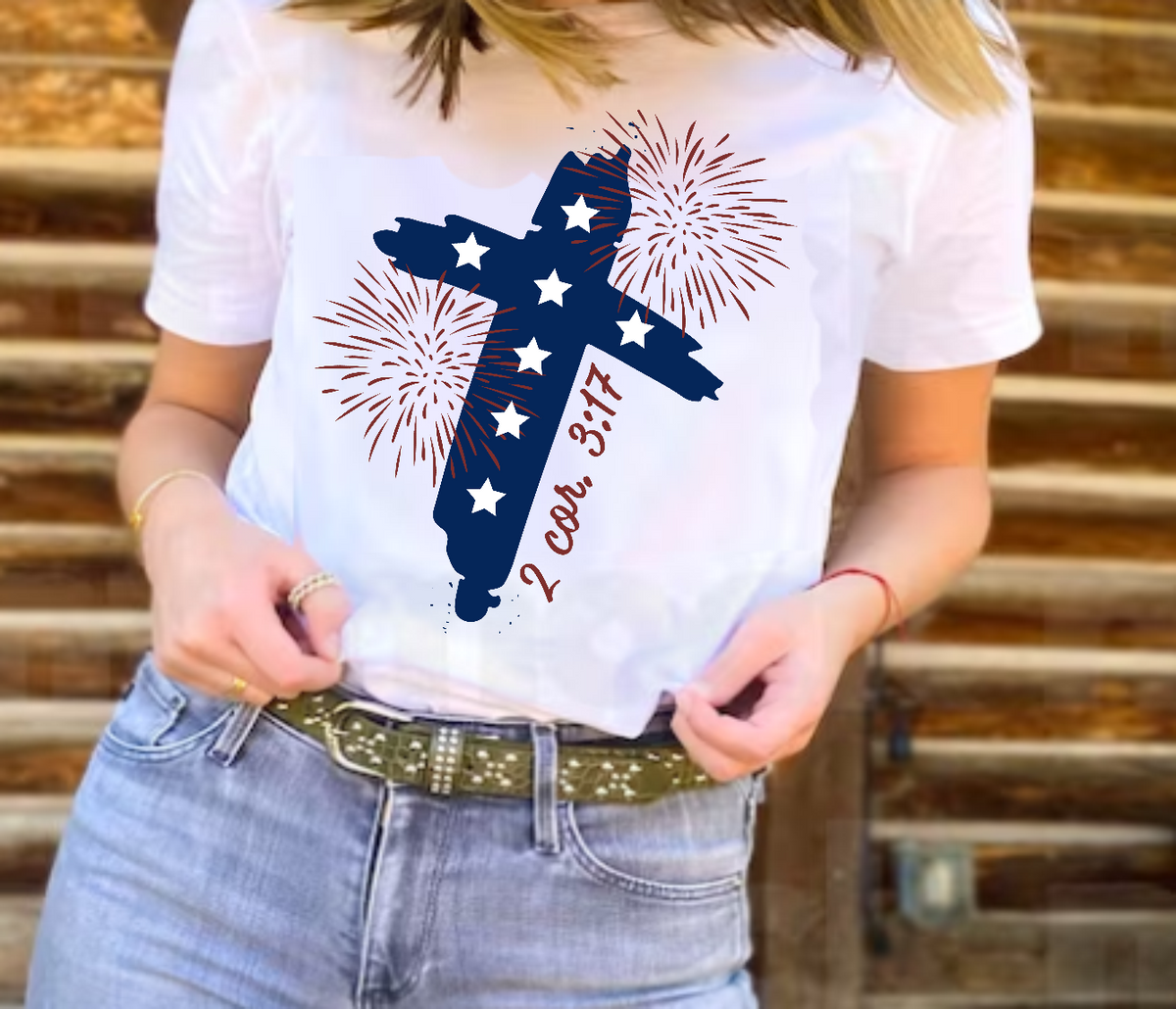 Cross & Fireworks - DTF Transfer – Crafty Bucks