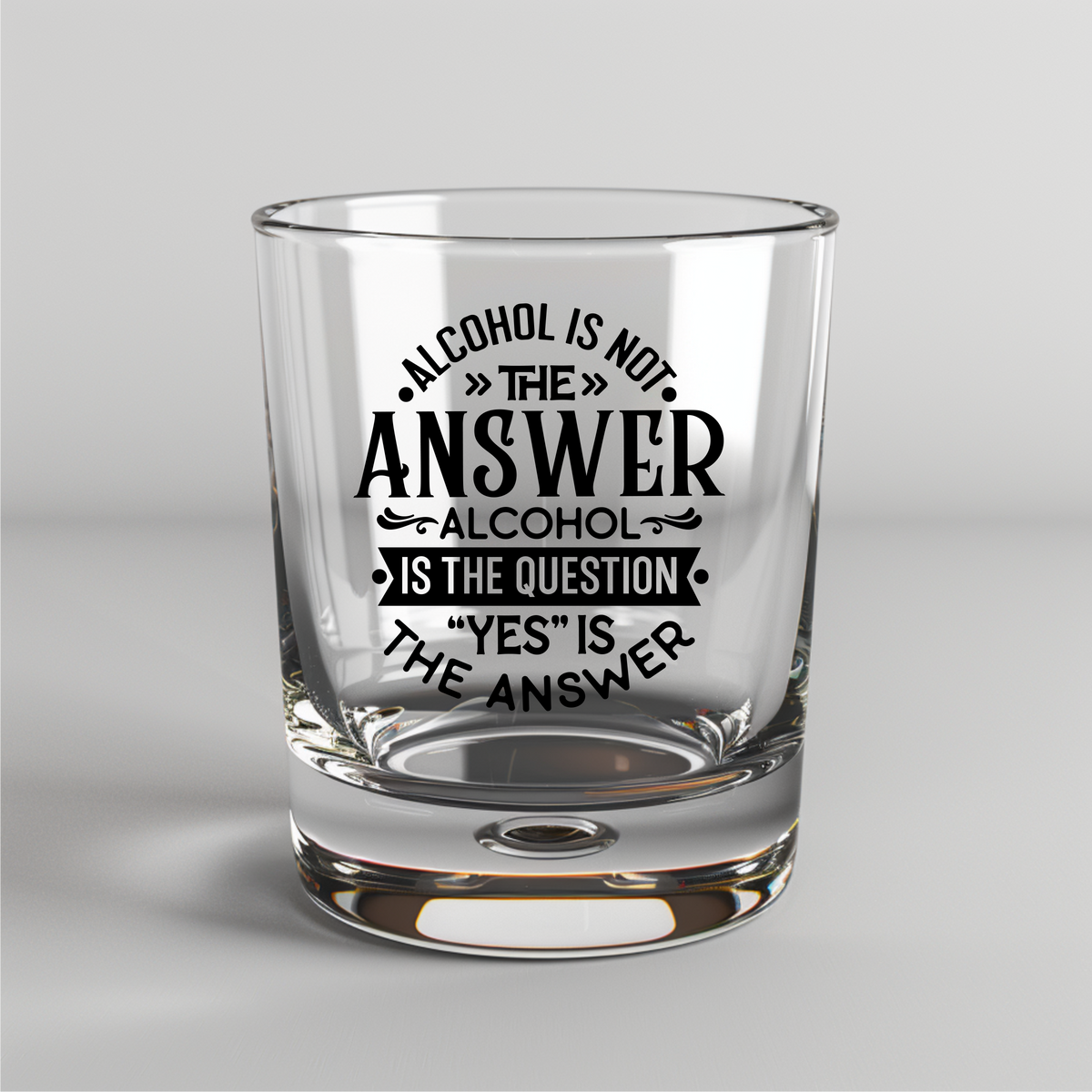 Alcohol Is Not The Answer. The Question Is Alcohol. The Answer Is Yes ...