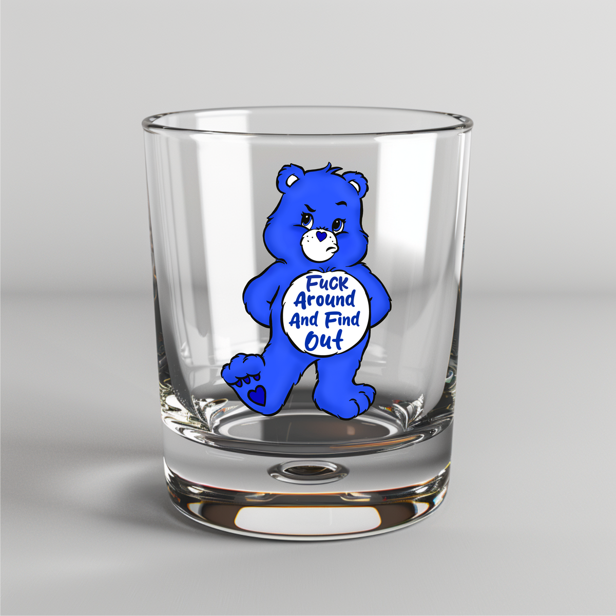 FAFO - Swear Bear - UV DTF Decals – Crafty Bucks