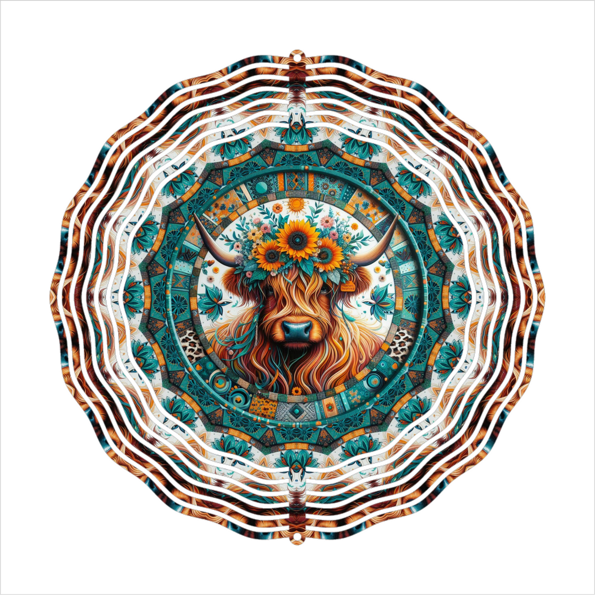 Country Cow - Wind Spinner - Sublimation Transfer – Crafty Bucks