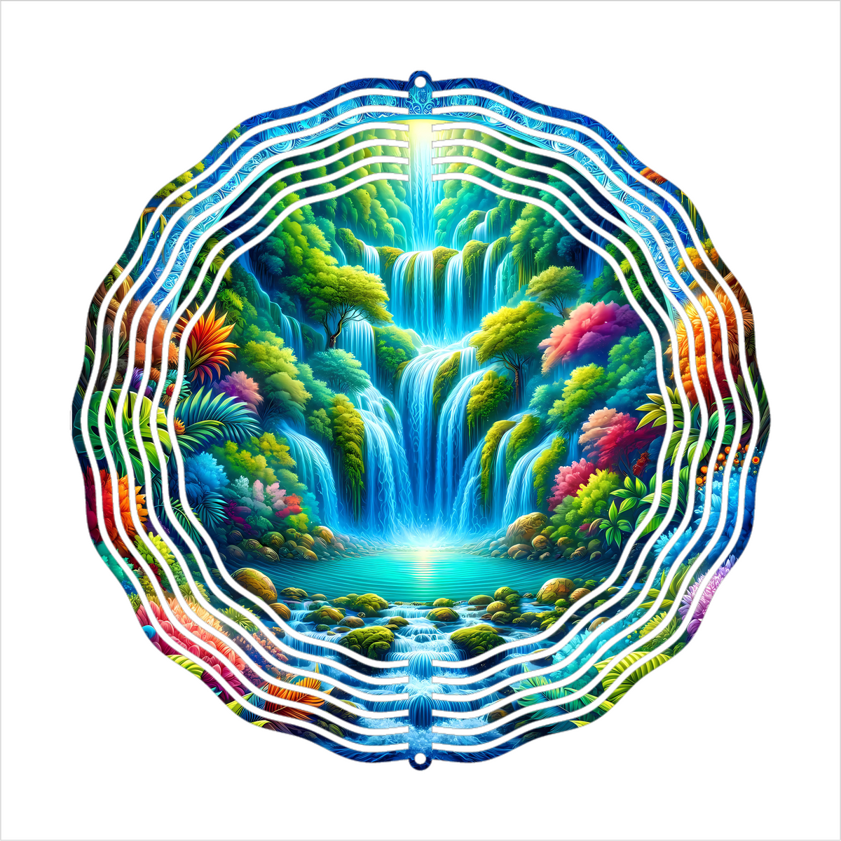 Waterfall - Wind Spinner - Sublimation Transfers – Crafty Bucks