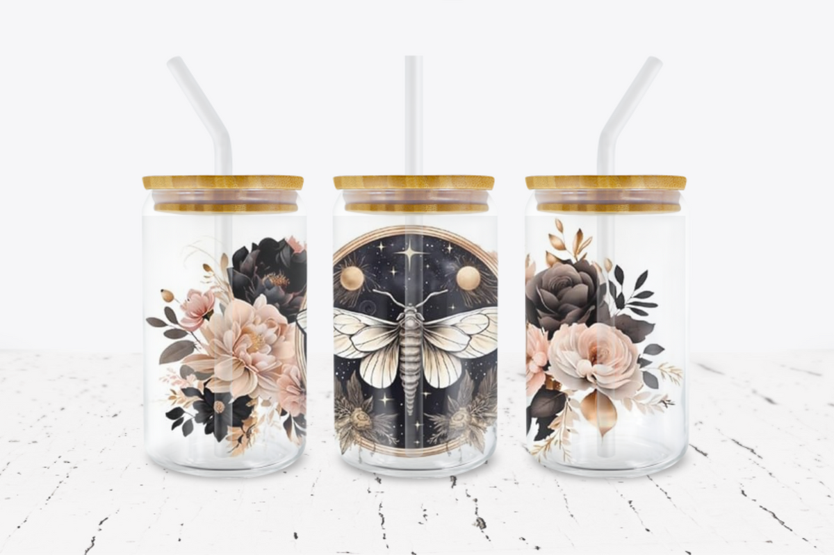 Celestial Moth - UV DTF Transfer Wraps – Crafty Bucks