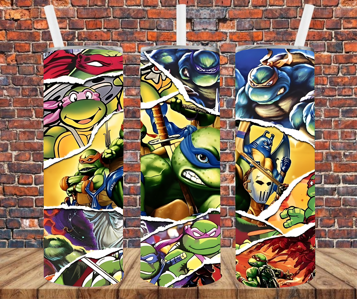 Ninja Turtles - Tumbler Wrap - Sublimation Transfers – Crafty Bucks