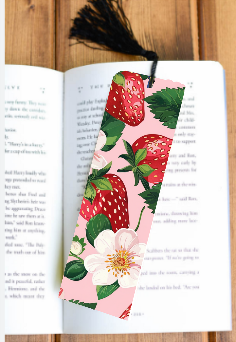 Strawberries - Bookmark - Sublimation Transfer – Crafty Bucks