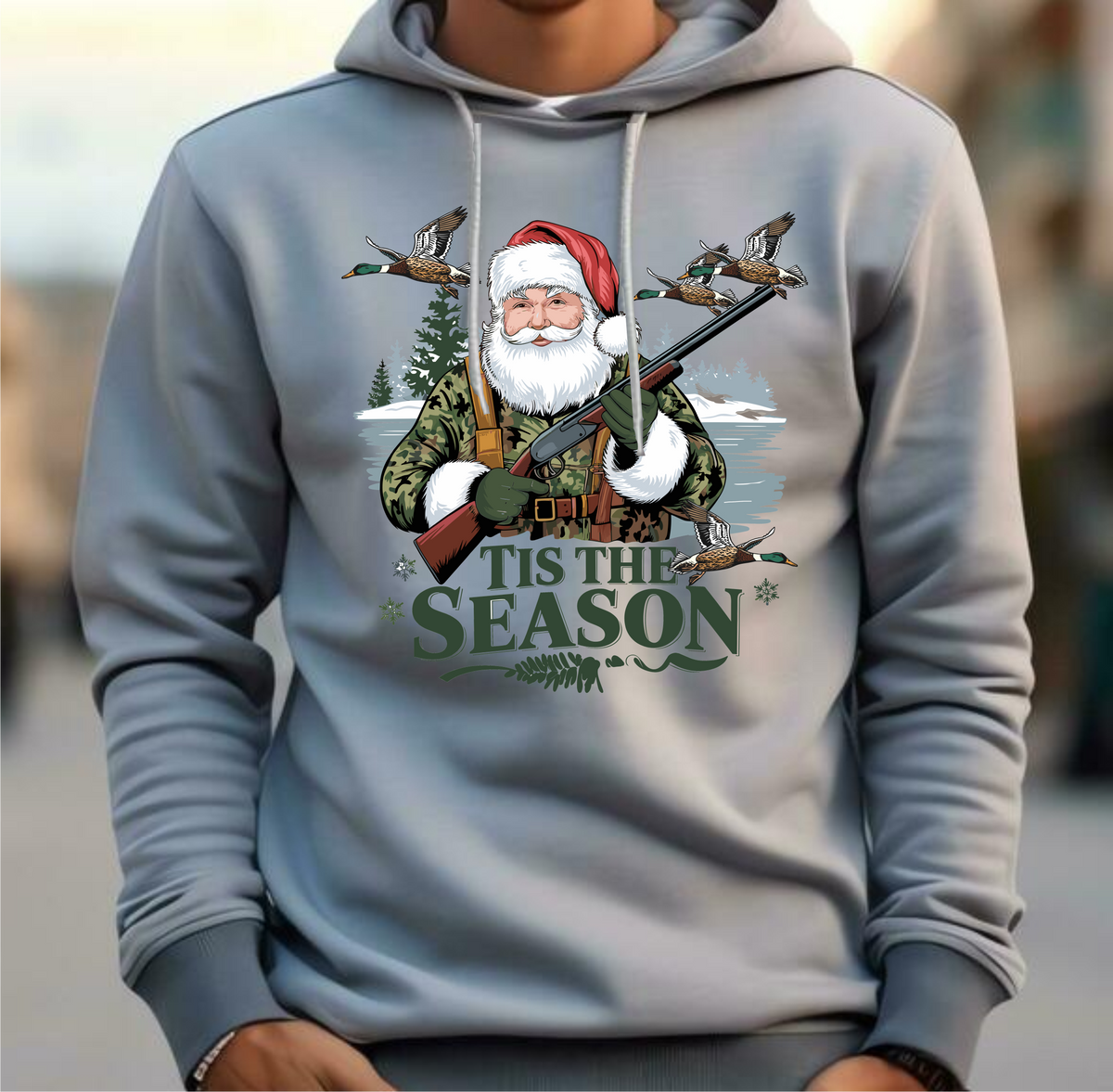 Tis The Season - Duck Hunting Santa - DTF Transfer – Crafty Bucks