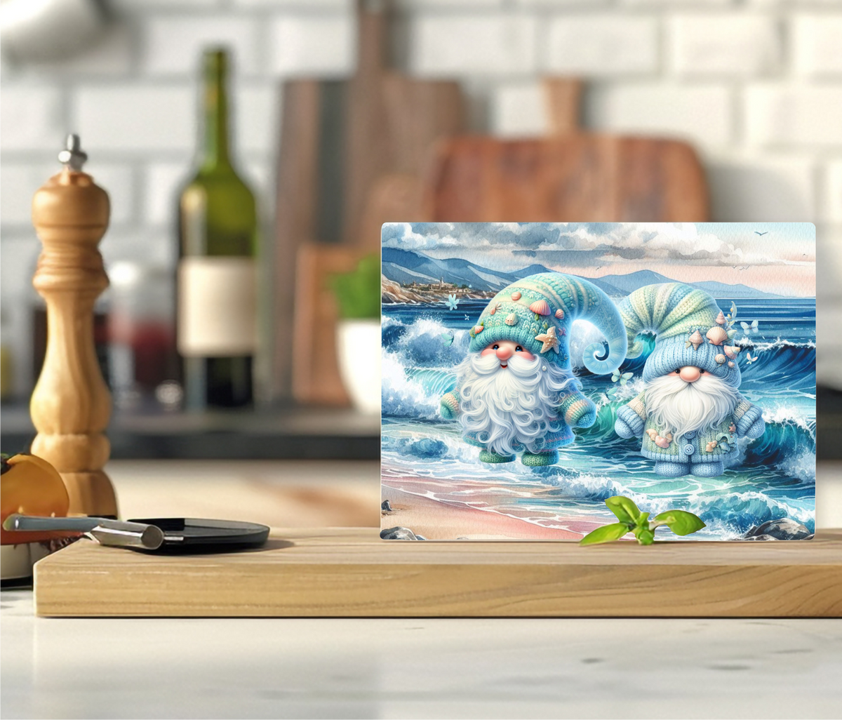 Ocean Gnomes - Cutting Board - Sublimation Transfer – Crafty Bucks