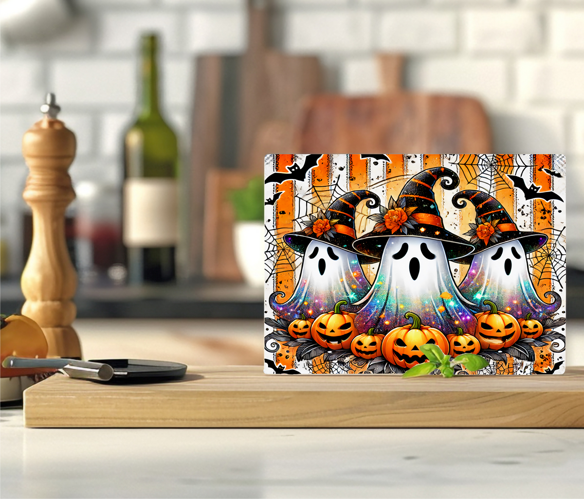 Not Spooky Ghosts - Cutting Board - Sublimation Transfer – Crafty Bucks