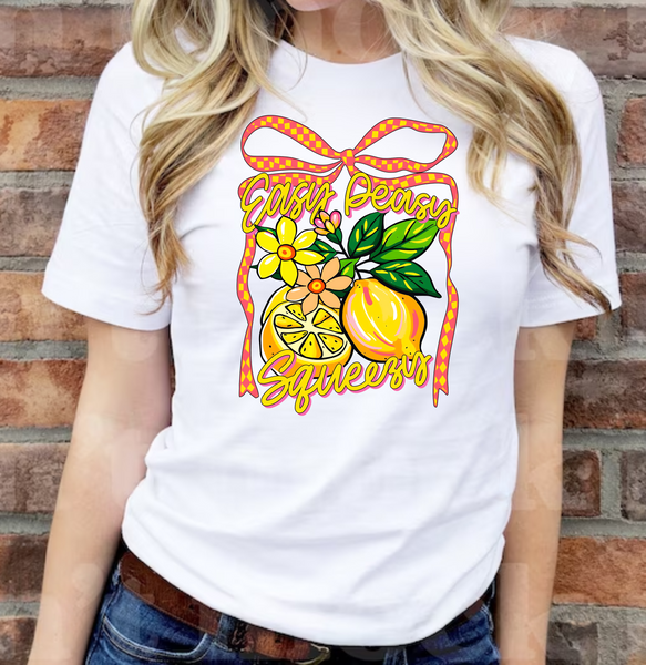 Easy Peezy Lemon Squeezy - DTF Transfer – Crafty Bucks