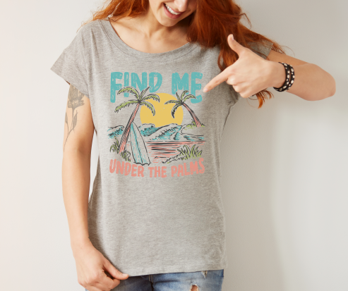 Find Me Under the Palm Trees - DTF Transfer – Crafty Bucks