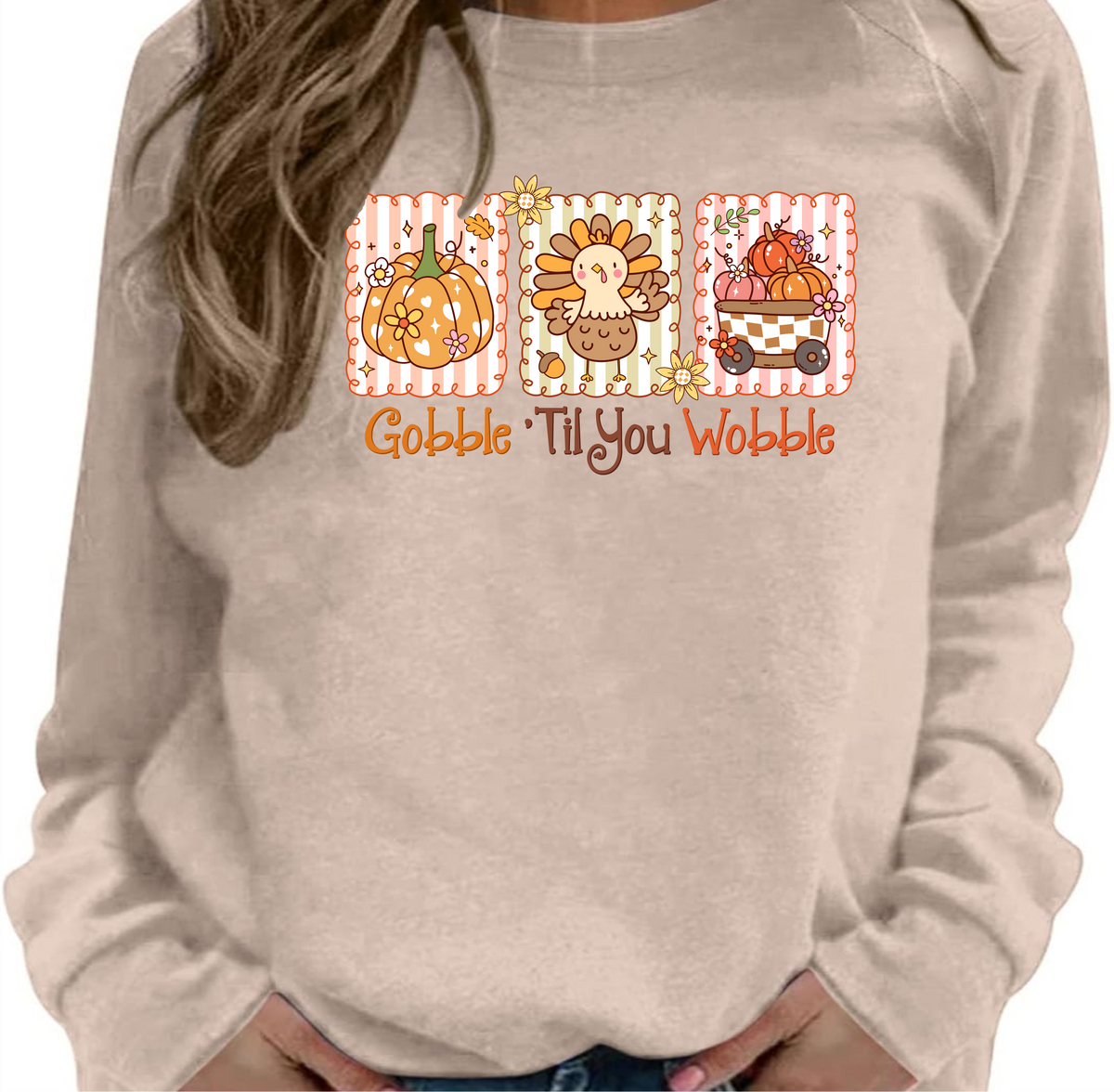 Gobble Til You Wobble - DTF Transfer – Crafty Bucks