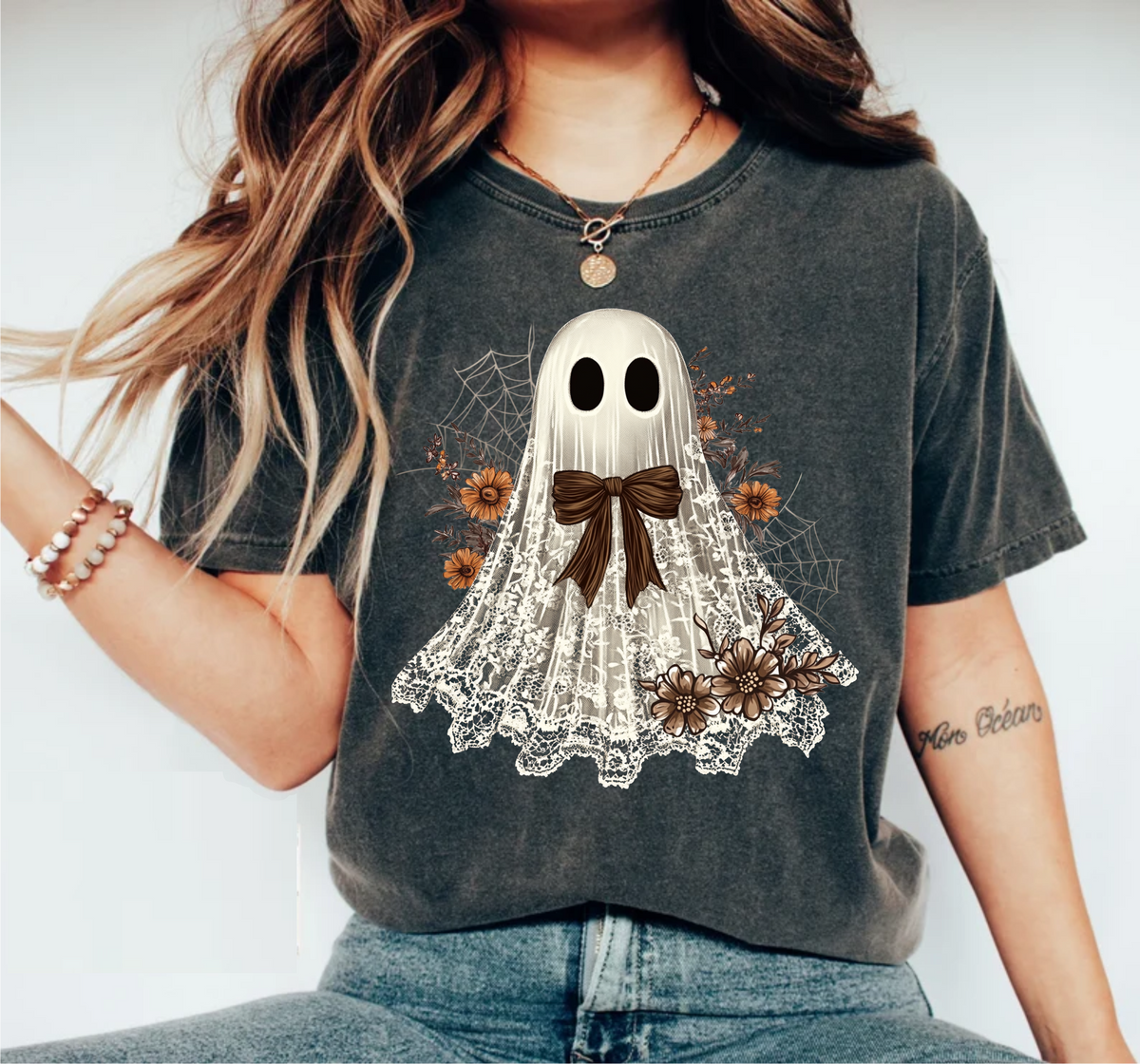 Lace Ghost - DTF Transfer – Crafty Bucks