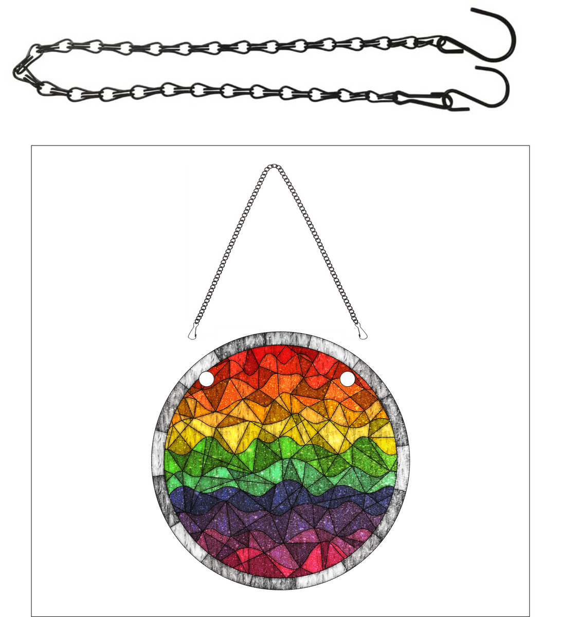 Black Hanging Chain - 21" - 25" – Crafty Bucks