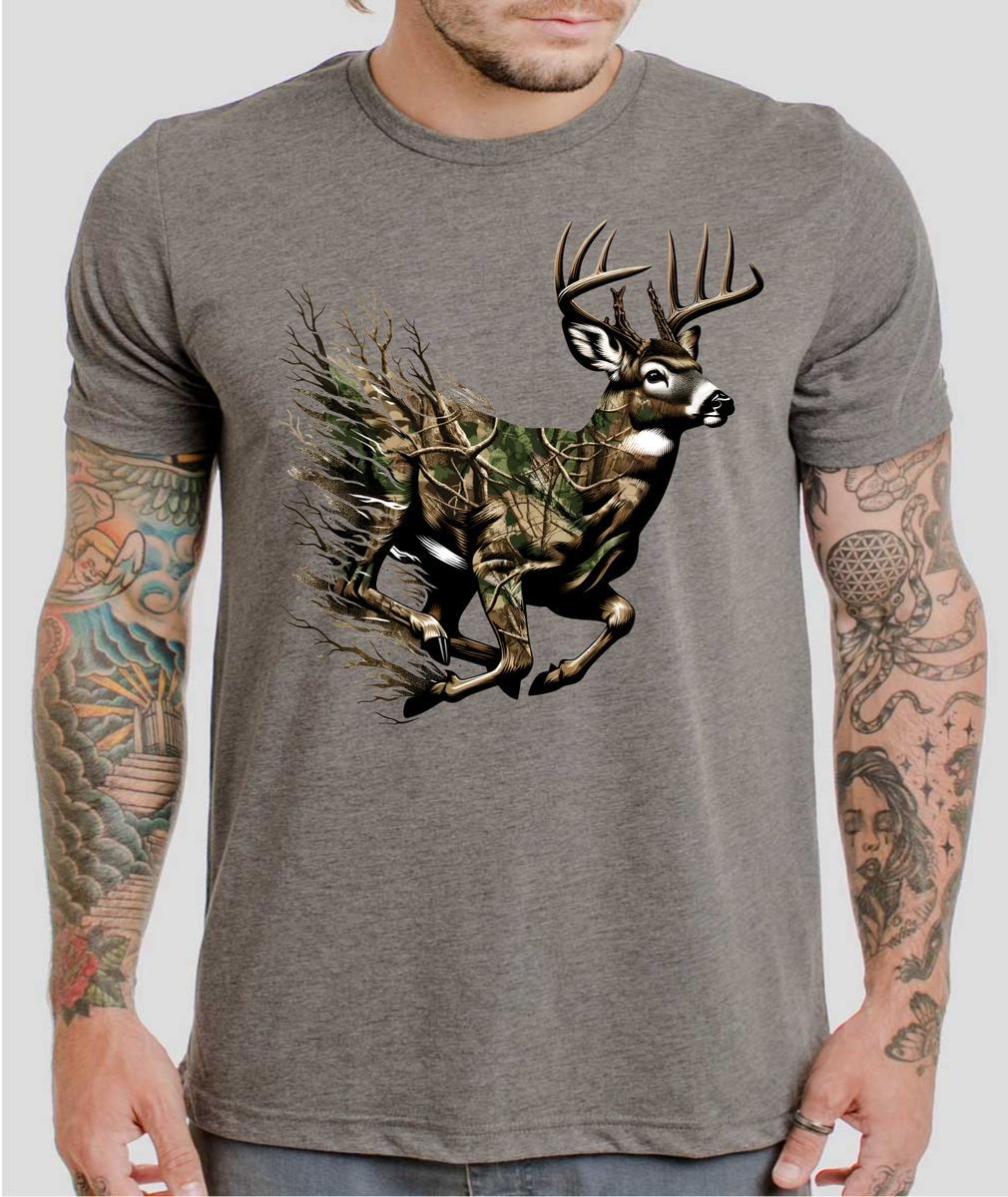 Running Deer - DTF Transfer – Crafty Bucks