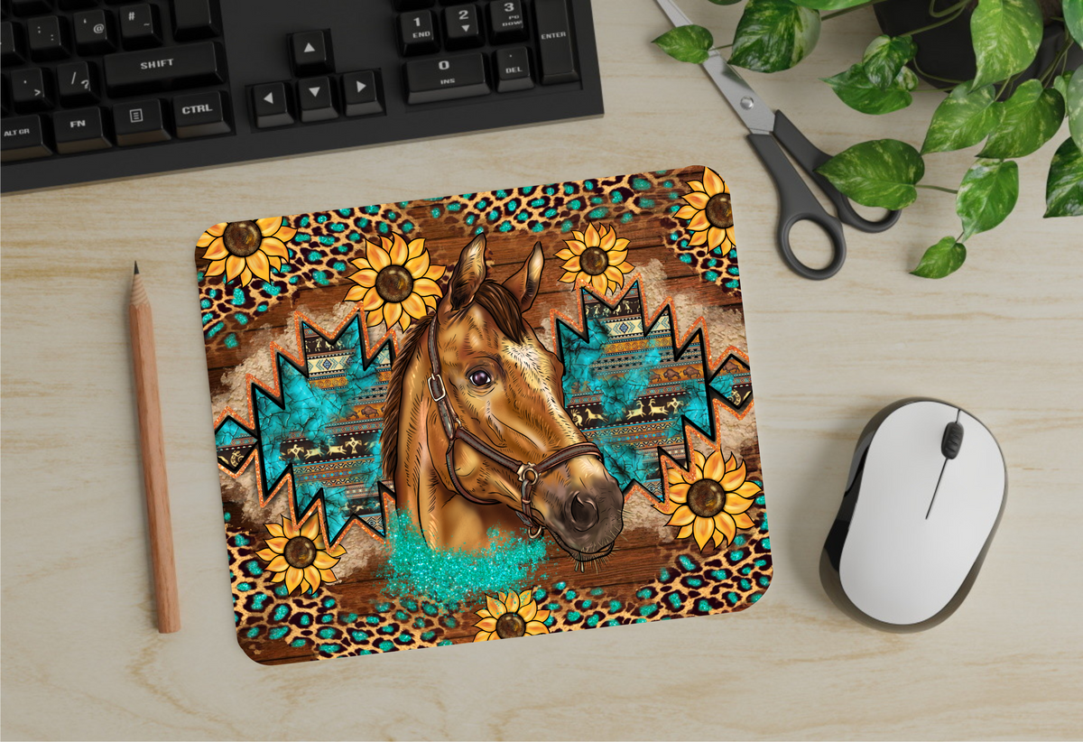 Aztec Horse - Mouse Pad - Sublimation Transfer – Crafty Bucks