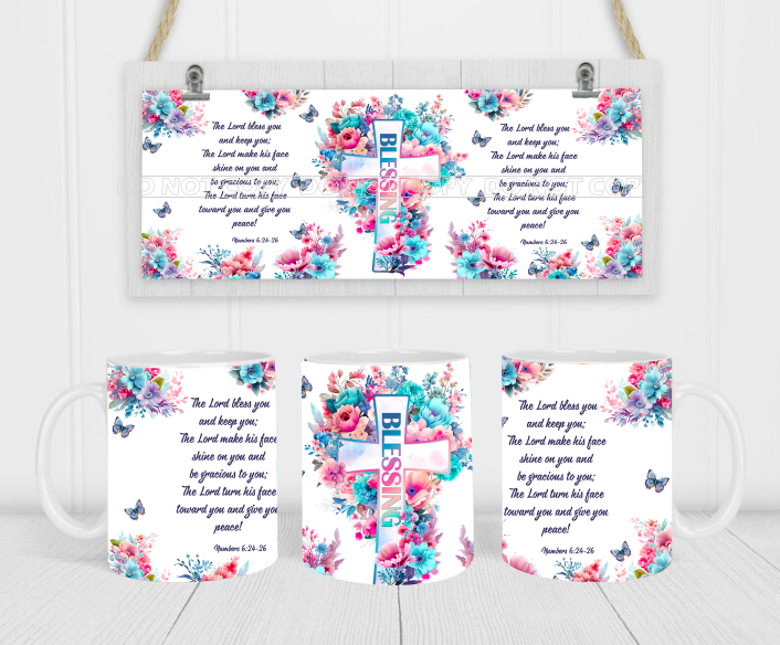 Blessings - Coffee Mug Wrap - Sublimation Transfers – Crafty Bucks