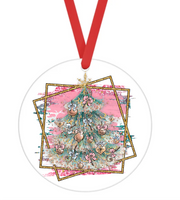 Pink Theme - Christmas Ornament - Sublimation Transfer – Crafty Bucks