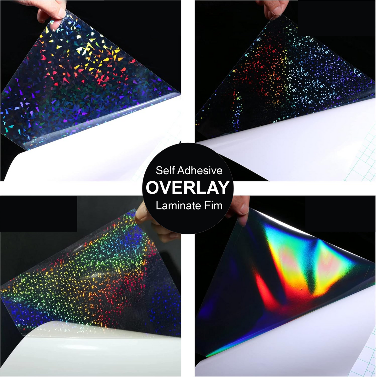 Clear & Holographic - Laminate Film Overlay Sheet – Crafty Bucks