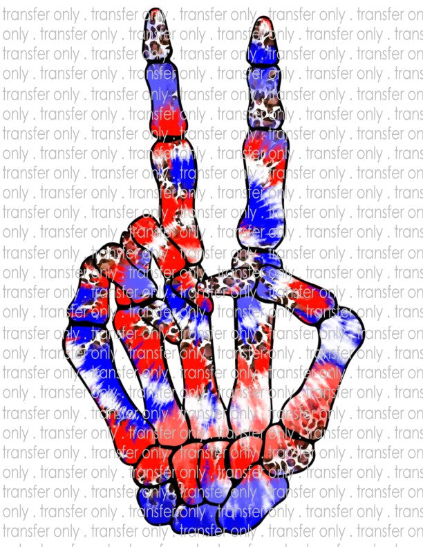 Patriotic Peace Hand - Waterslide, Sublimation Transfers – Crafty Bucks