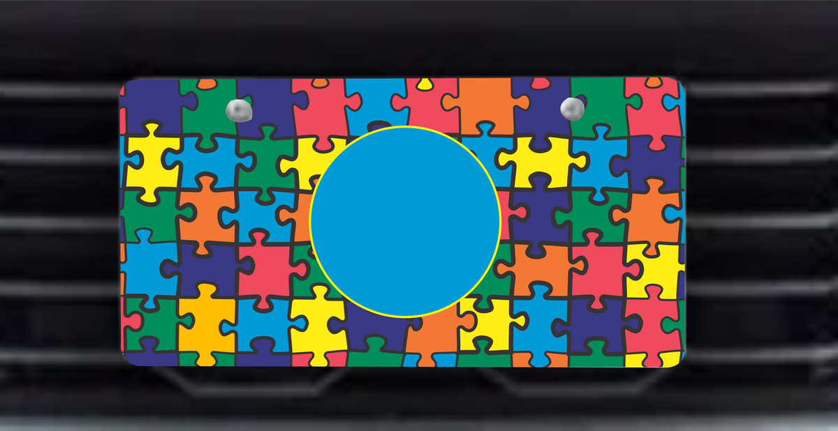Puzzle Pieces - Pre-Printed License Plates - License Plates – Crafty Bucks