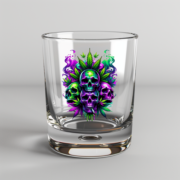 Cannabis Skulls - UV DTF Decals – Crafty Bucks