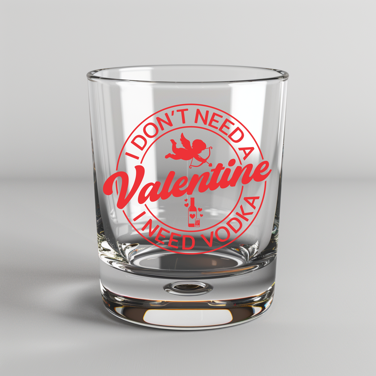 I Don't Need A Valentine, I Need Vodka - UV DTF Decals – Crafty Bucks
