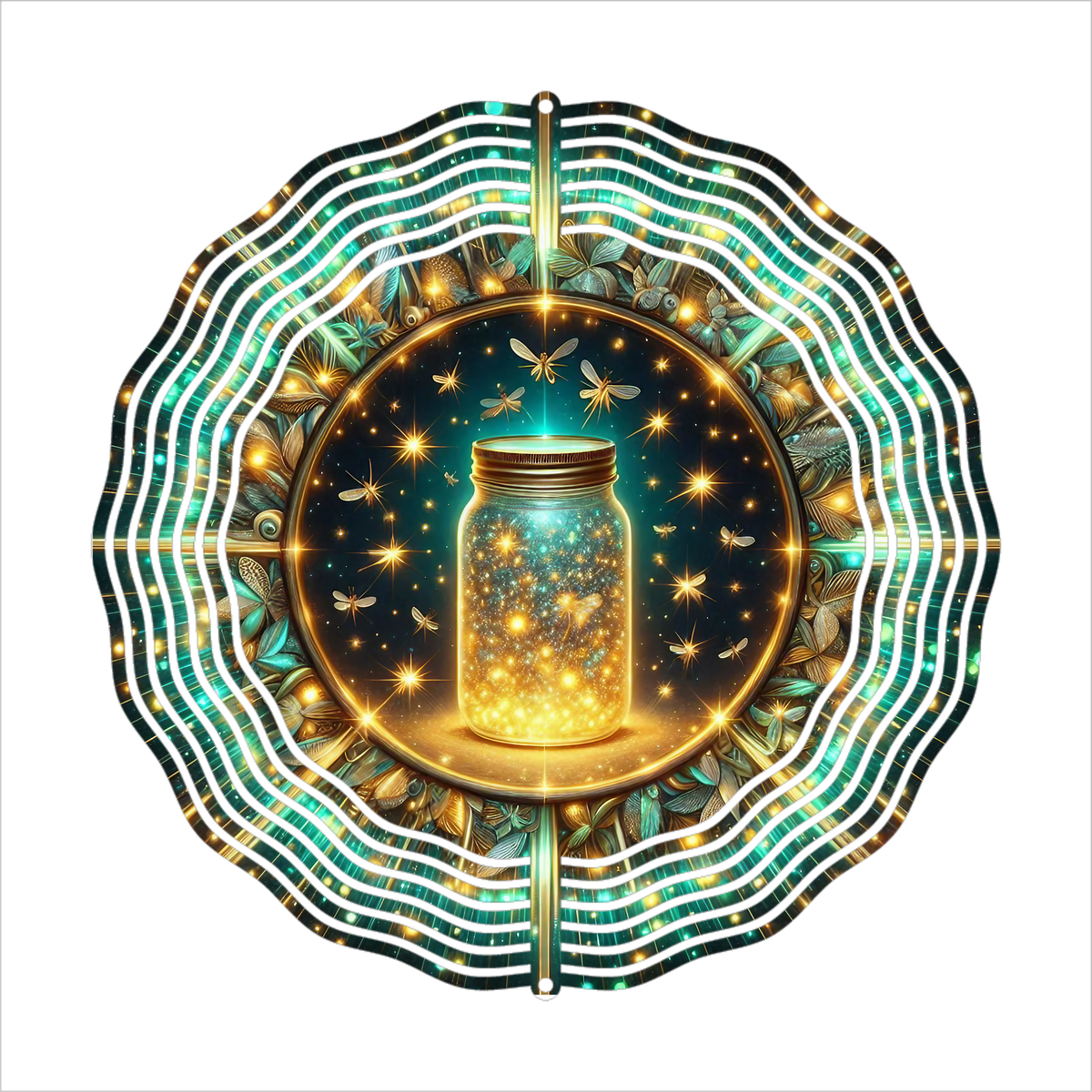 Fireflies & Mason Jar - Wind Spinner - Sublimation Transfer – Crafty Bucks