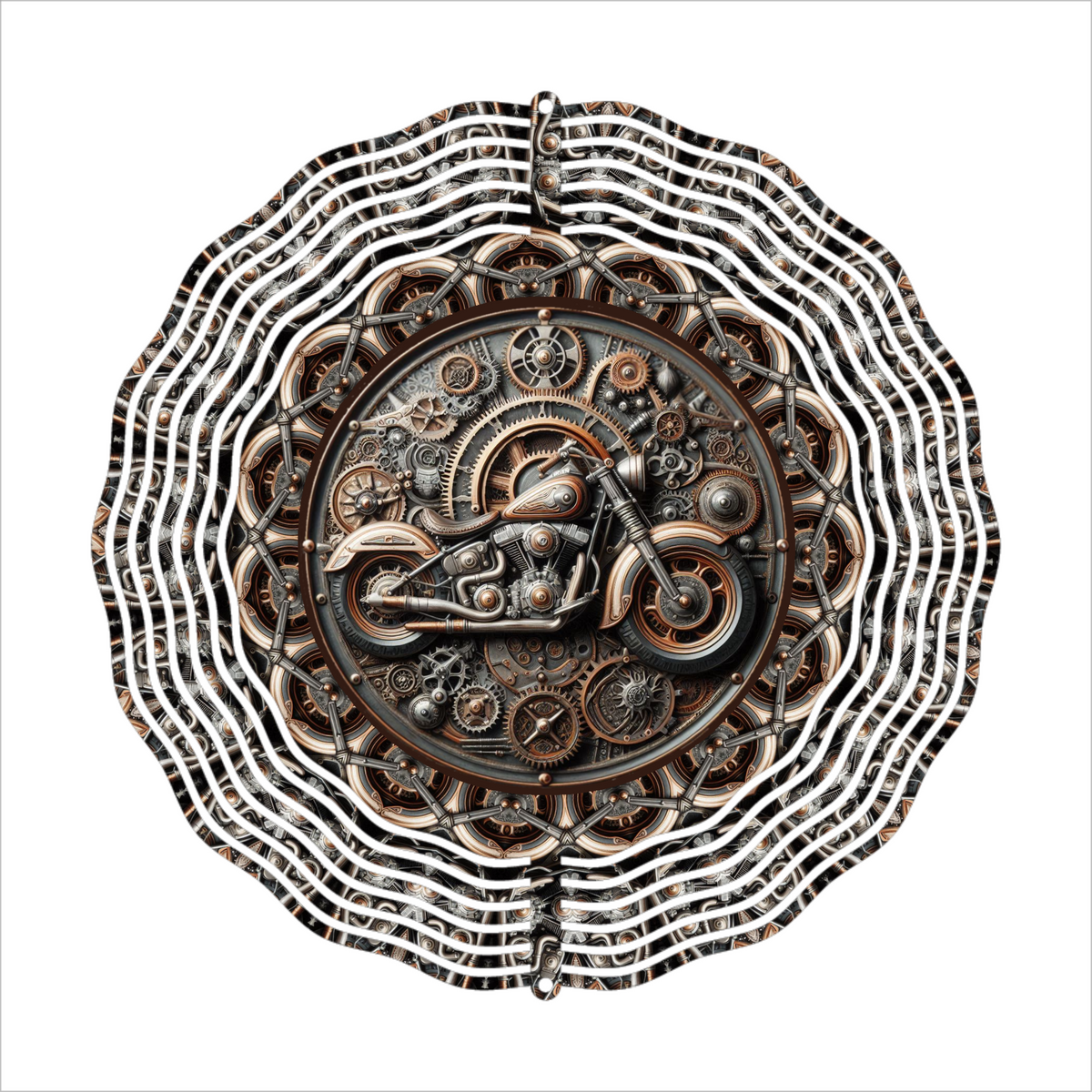 Metal Effect Motorcycle - Wind Spinner - Sublimation Transfer – Crafty ...