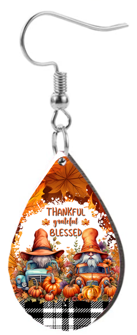Thankful Grateful Blessed - Teardrop Template Transfer – Crafty Bucks
