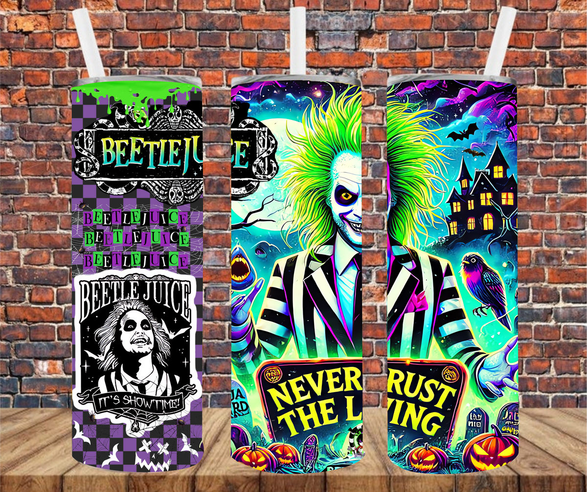 Spooky Character - Tumbler Wrap - vinyl Transfers – Crafty Bucks