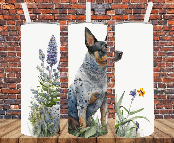 Blue Healer - Tumbler Wrap - Sublimation Transfers – Crafty Bucks