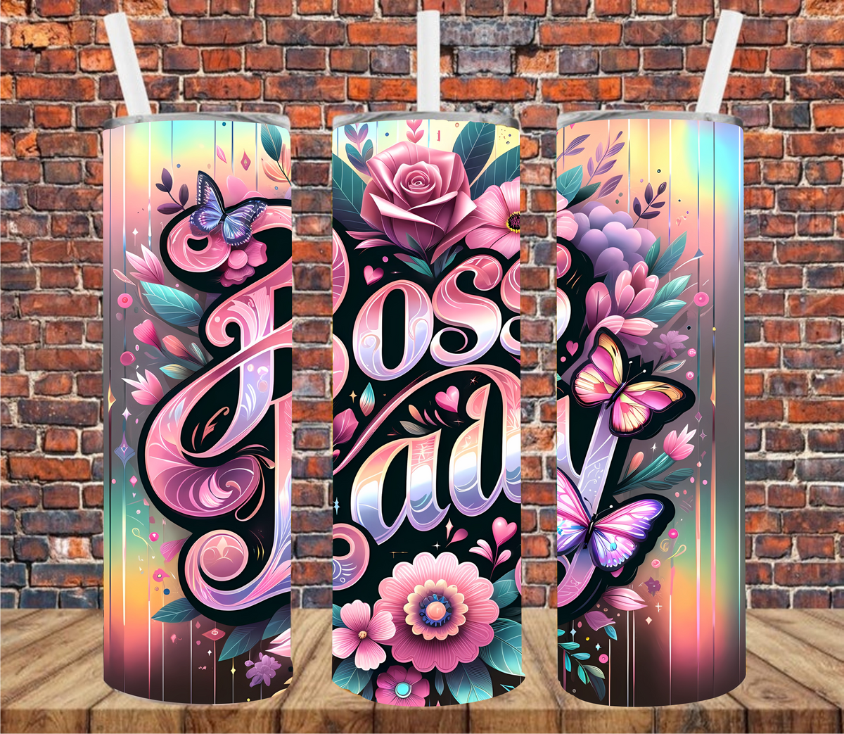 Boss Lady - Tumbler Wrap - Sublimation Transfers – Crafty Bucks
