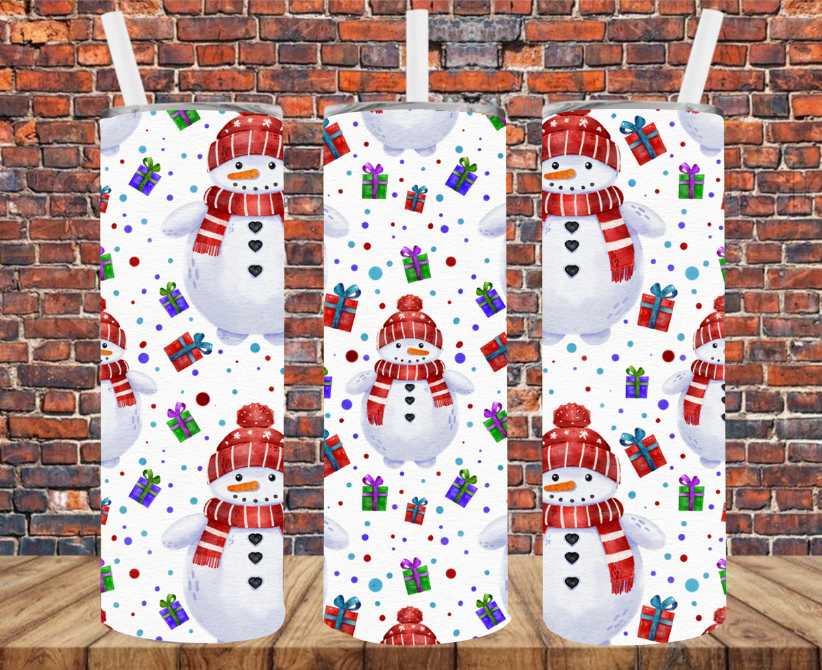Snowmen - Tumbler Wrap - Sublimation Transfers – Crafty Bucks