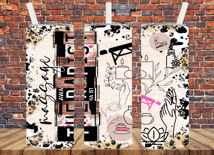 Massage Therapist - Tumbler Wrap - Sublimation Transfers – Crafty Bucks
