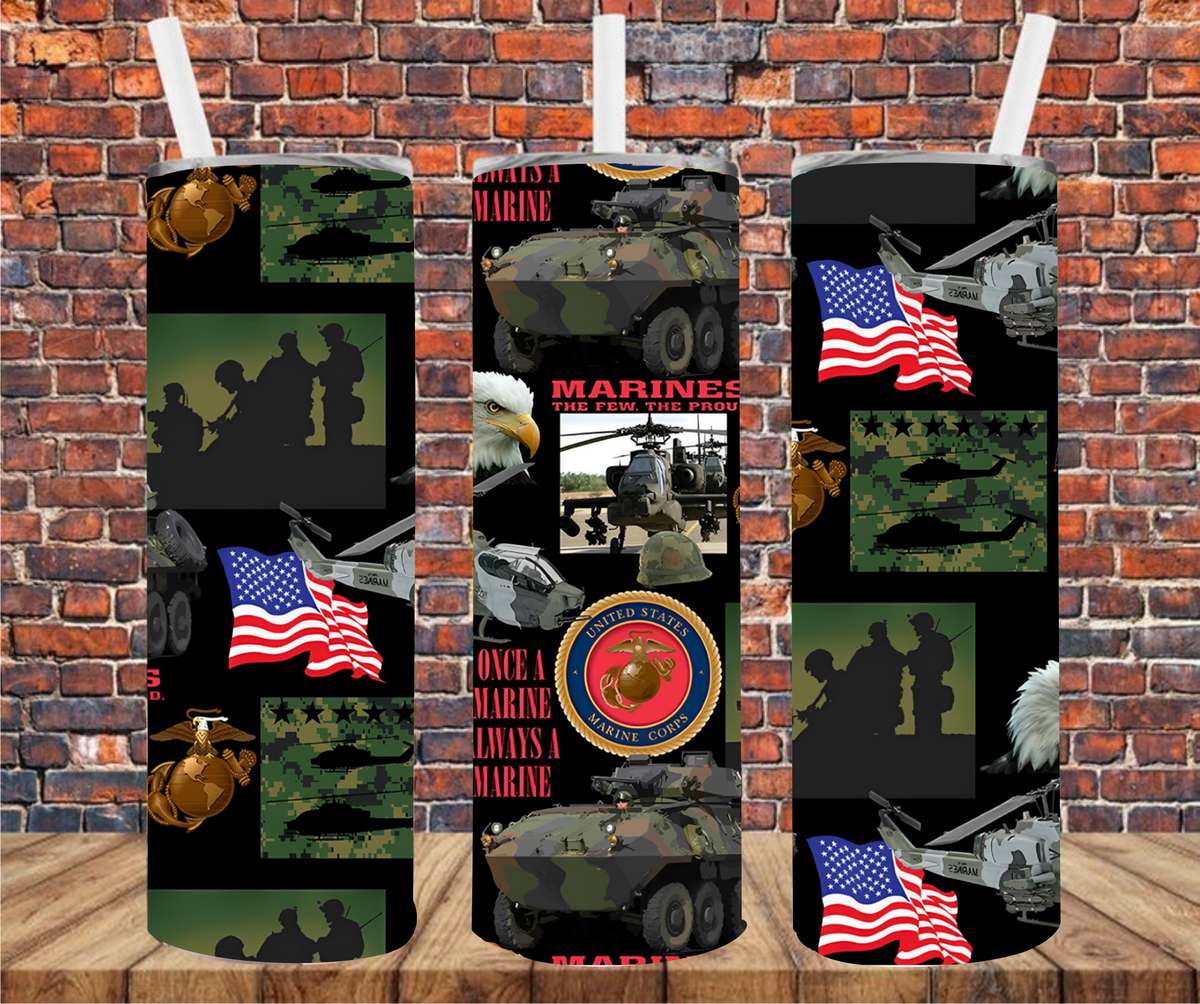 Military - Tumbler Wrap Sublimation Transfers – Crafty Bucks