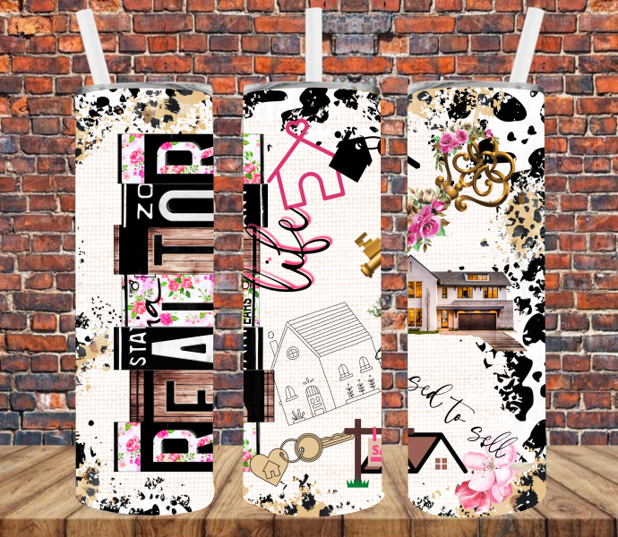 Realtor - Tumbler Wrap Sublimation Transfers – Crafty Bucks