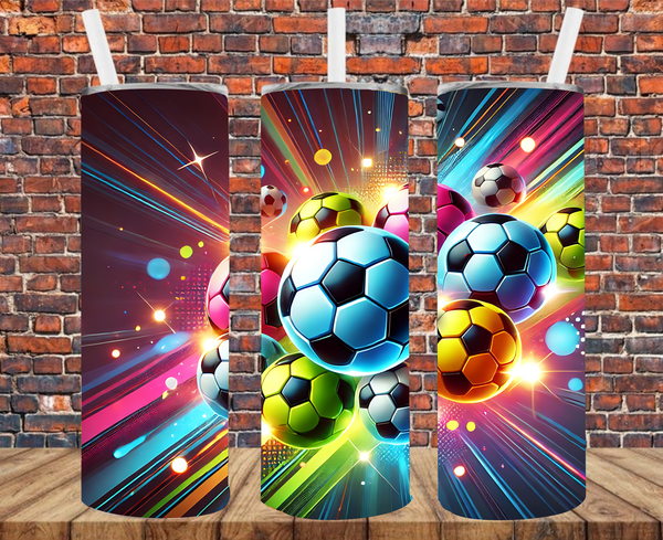 Soccer Balls - Tumbler Wrap - Sublimation Transfers – Crafty Bucks