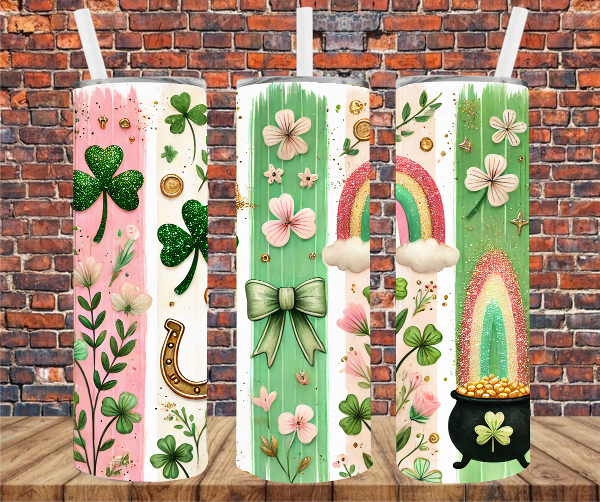 St. Patrick's Charms - Tumbler Wrap - Sublimation Transfer – Crafty Bucks