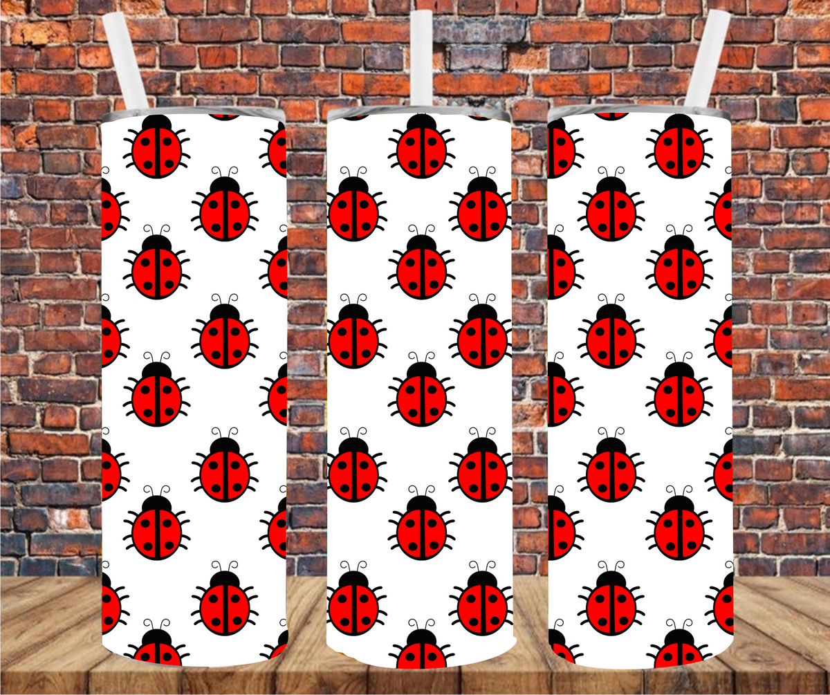 Ladybugs - Tumbler Wrap - Vinyl Transfer – Crafty Bucks