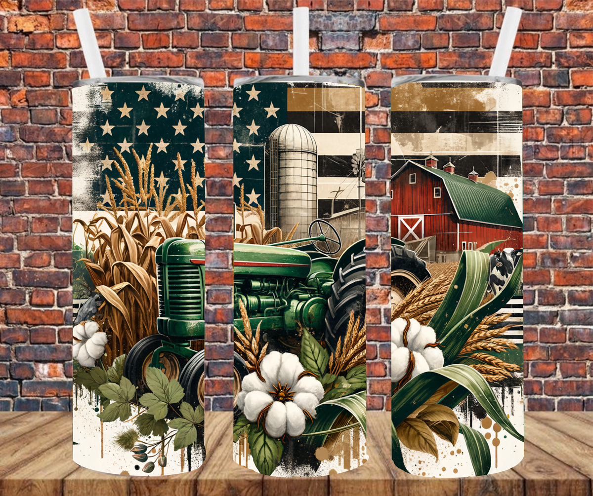 Farm Tractor - Tumbler Wrap - Sublimation Transfers – Crafty Bucks