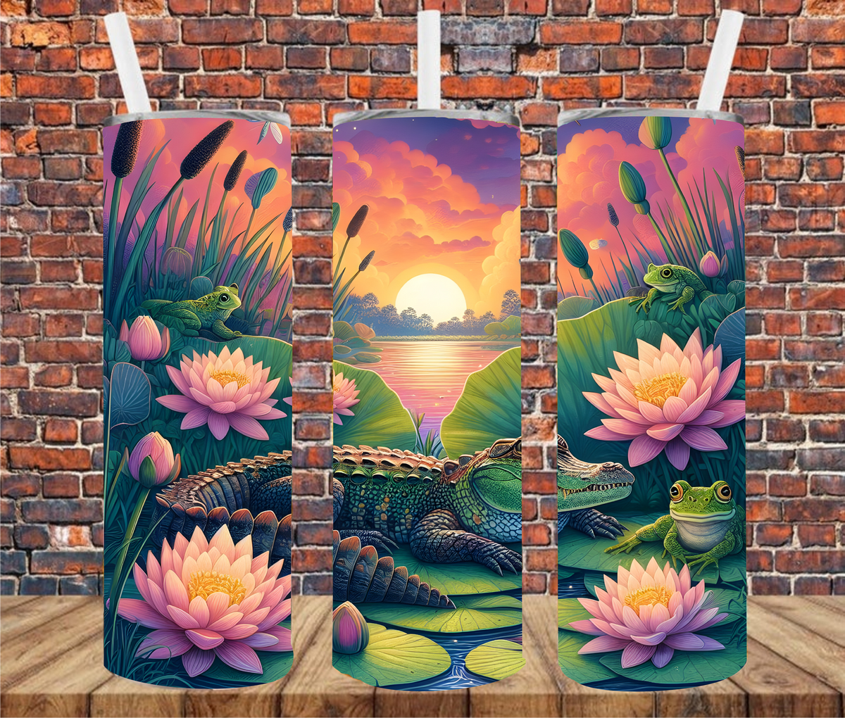 Tropical Alligator - Sublimation Tumbler Wrap – Crafty Bucks