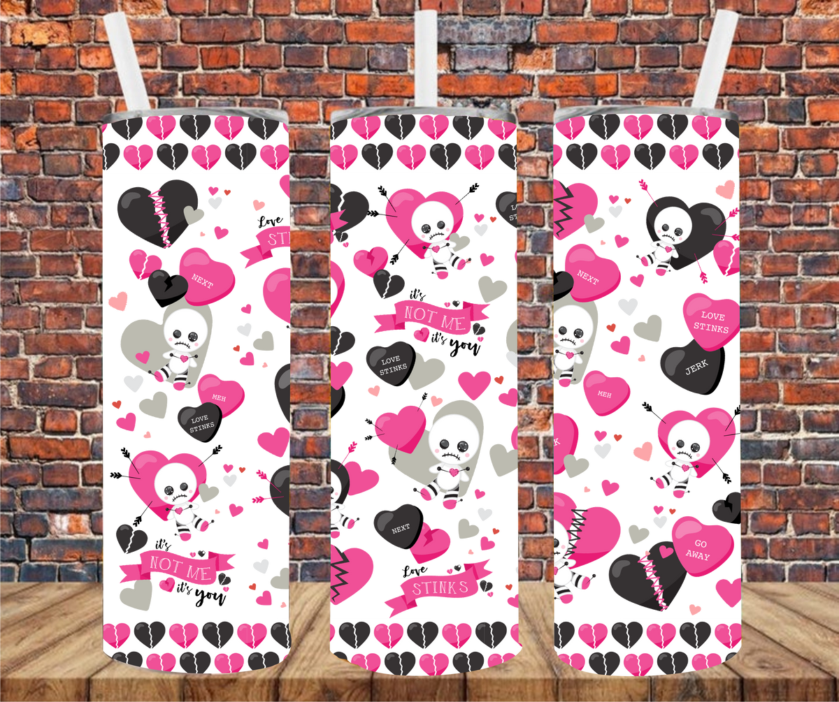 Love Stinks - Tumbler Wrap - Sublimation Transfer – Crafty Bucks