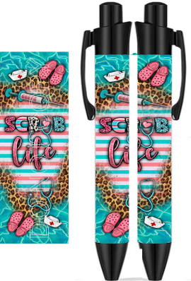 Scrub Life - Sublimation Pen Wrap – Crafty Bucks