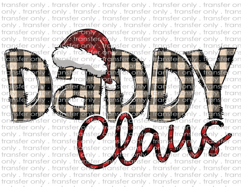 Daddy Claus - Waterslide, Sublimation Transfers – Crafty Bucks