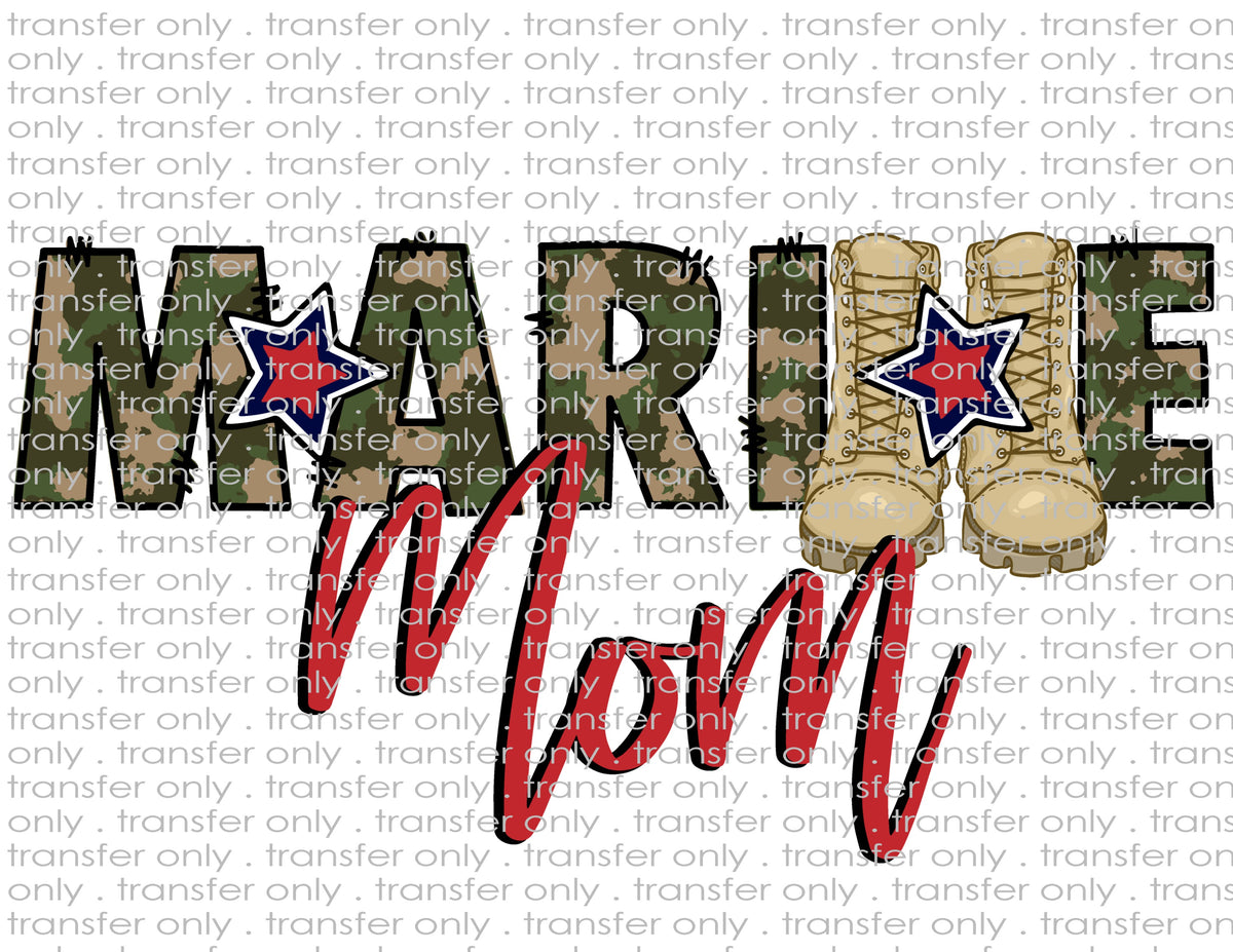 Marine Mom - Waterslide, Sublimation Transfers – Crafty Bucks