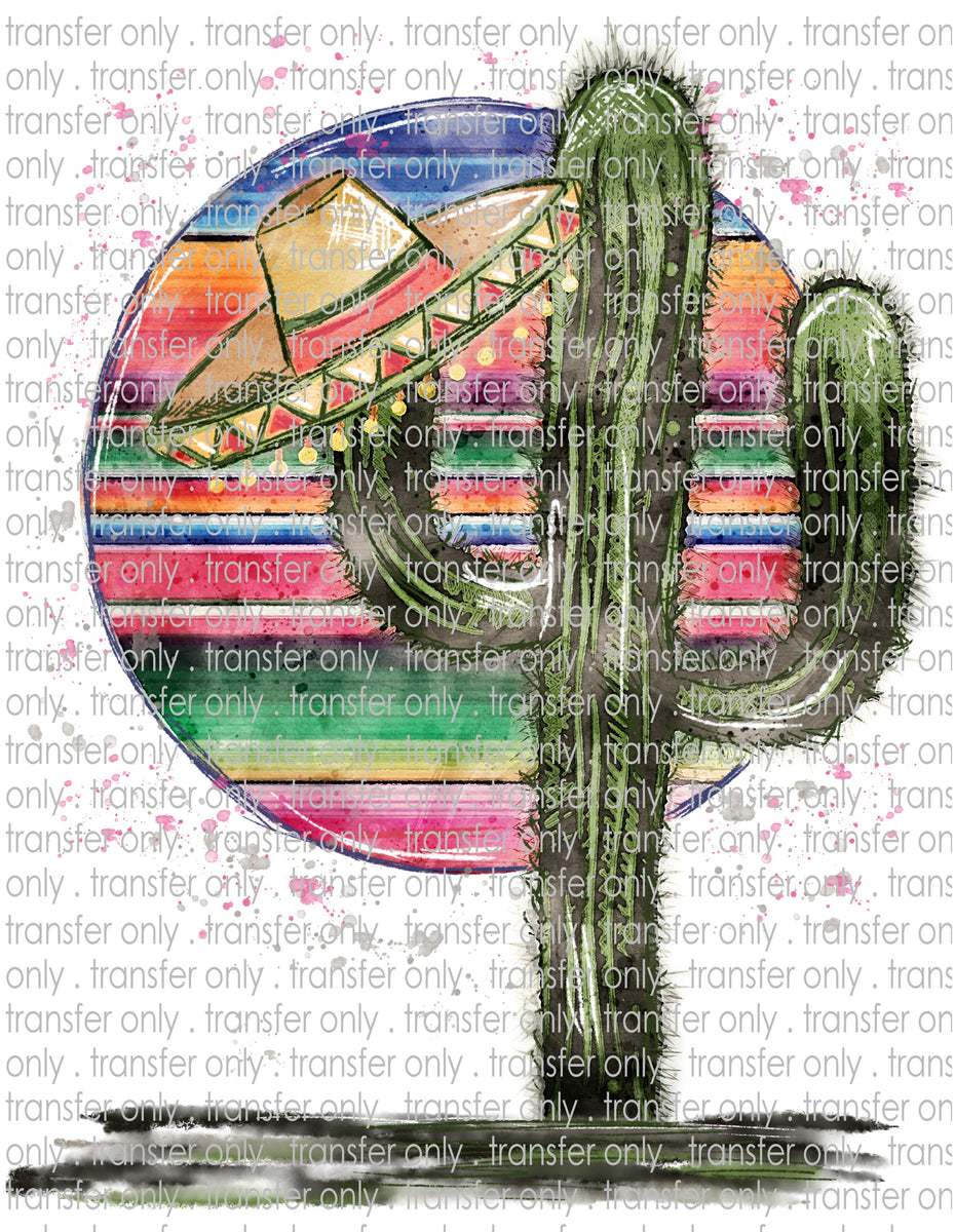 Serape Cactus - Waterslide, Sublimation Transfers – Crafty Bucks