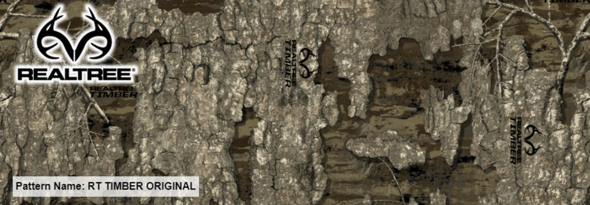 Genuine, Licensed RealTree - TIMBER - Camouflage - Printed Pattern Vin ...