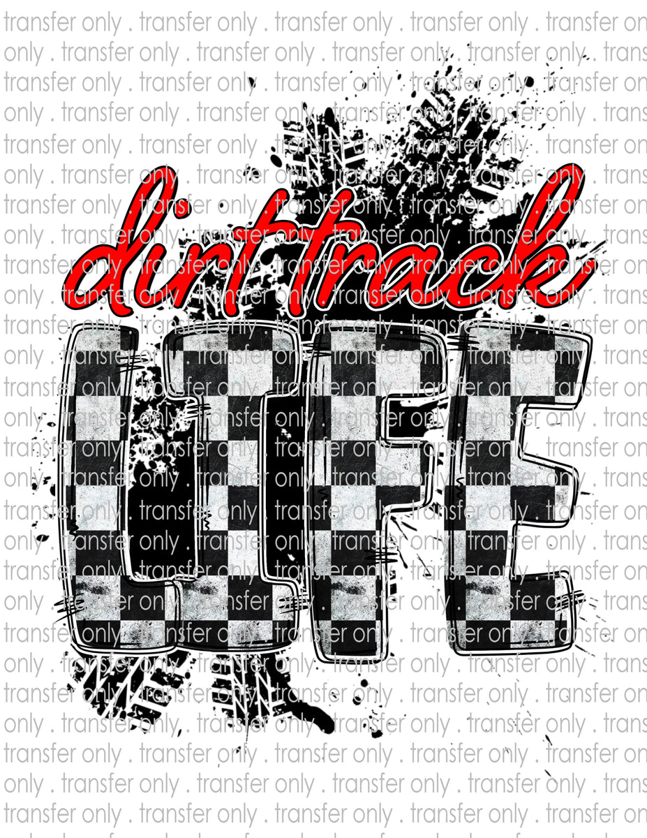 Dirt Track Racing - Waterslide, Sublimation Transfers – Crafty Bucks