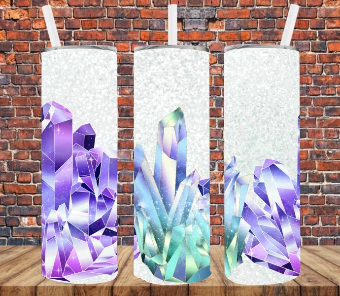 Crystal Gems - Tumbler Wrap Sublimation Transfers – Crafty Bucks