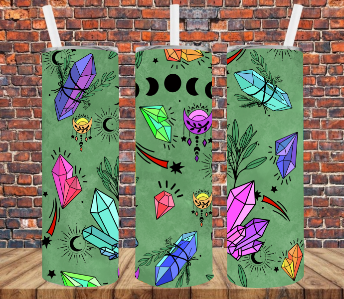 Crystals - Tumbler Wrap, Sublimation Transfers – Crafty Bucks